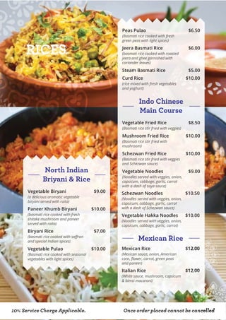 Shivam restaurant dine in menu | PDF