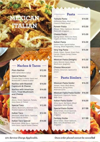 Shivam restaurant dine in menu | PDF