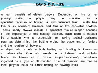 cricket ppt | PPTX