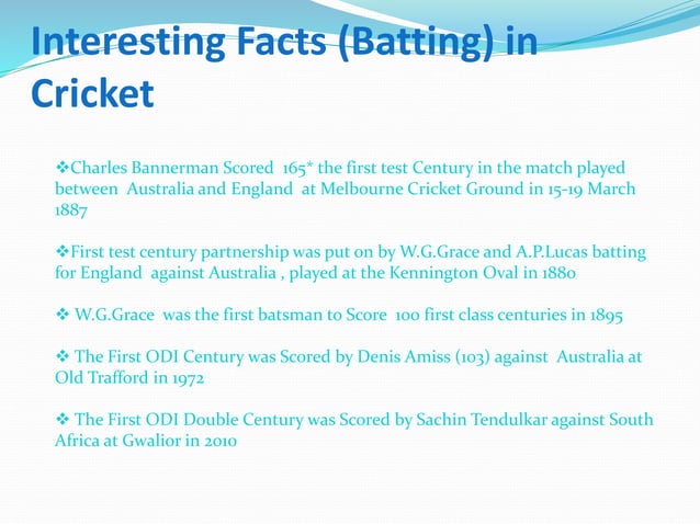 cricket ppt | PPTX | Cricket | Sports