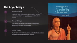 Shivam Verma IKS PPT - Elements-of-the-Indian-Calendar-Aryabhatiya-and ...