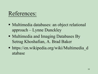 Multimedia Database | PPTX