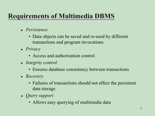 Multimedia Database | PPTX