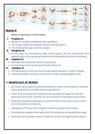 cell division & physiology of cell division | PDF