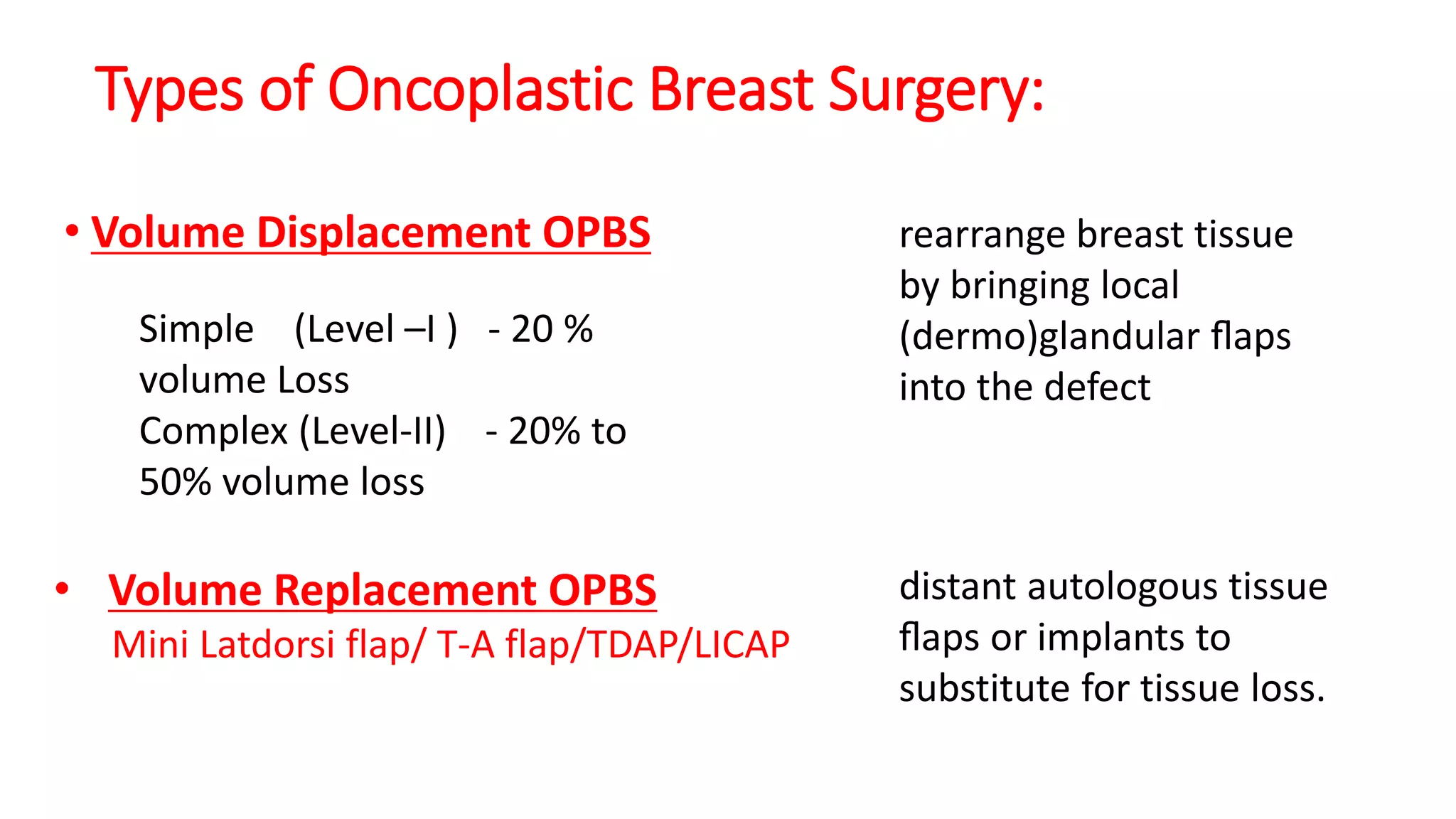 oncoplasty breast | PPTX