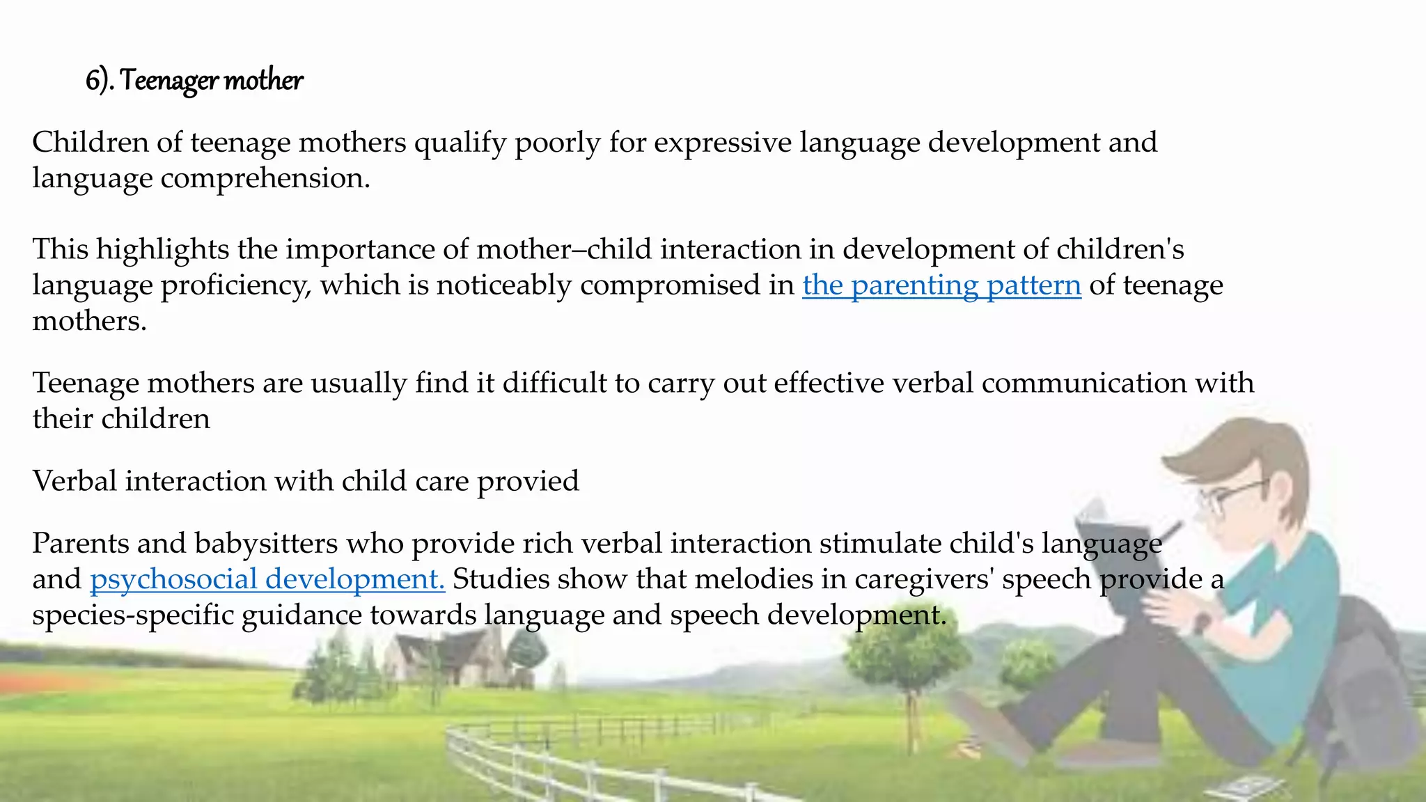 Language development in early childhood period | PPTX