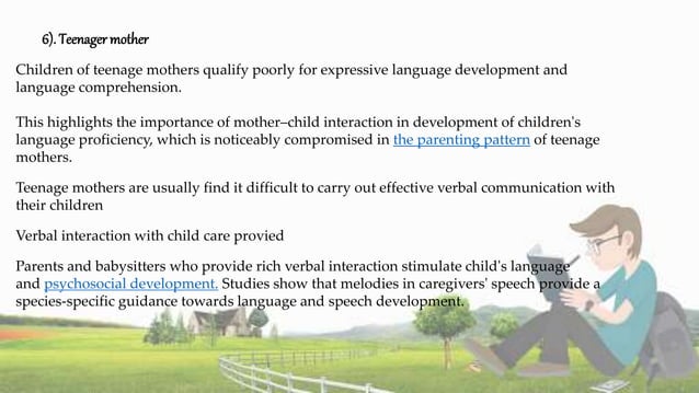 Language development in early childhood period | PPTX | Parenting ...