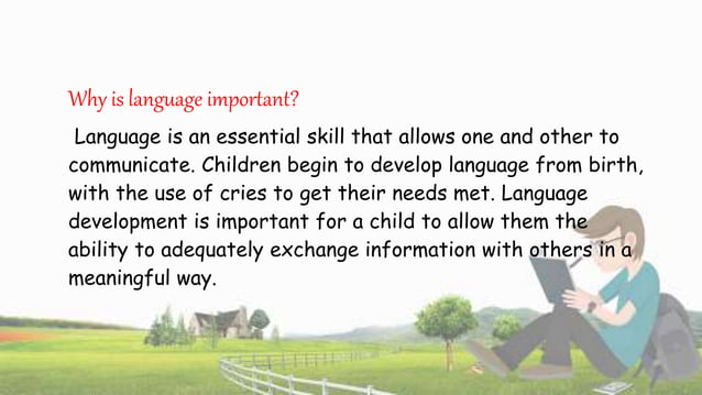 Language development in early childhood period | PPTX | Parenting ...