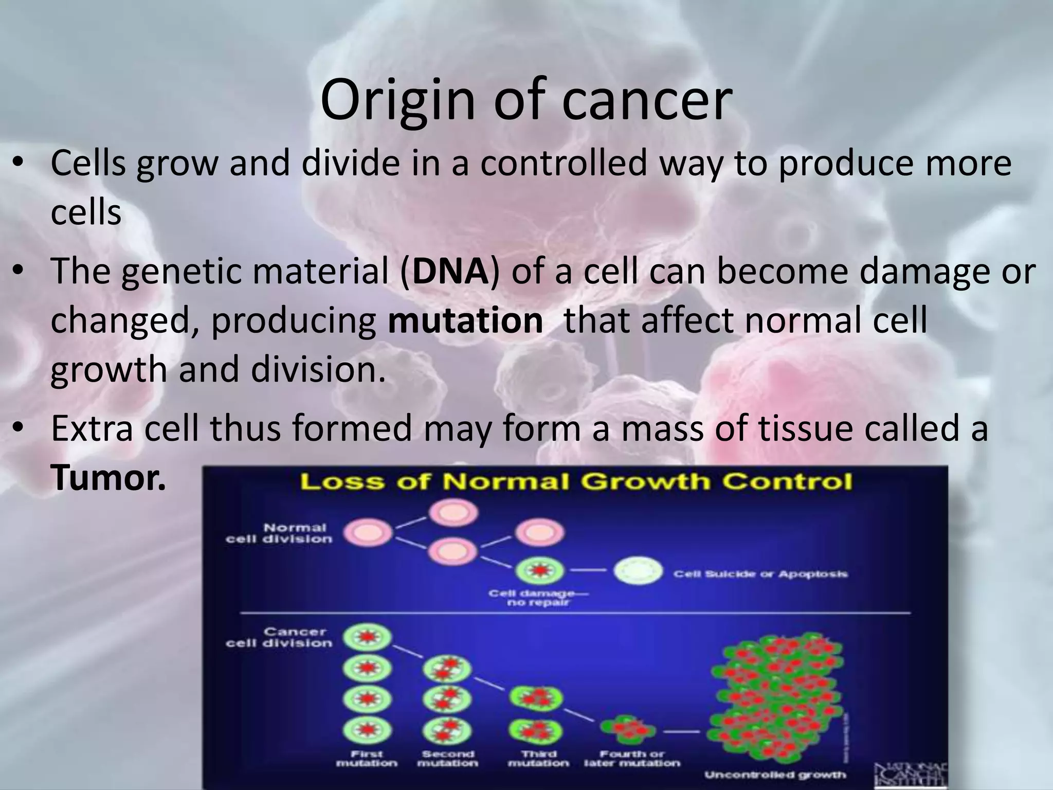 cancer intro and pathogenesis | PPT | Free Download