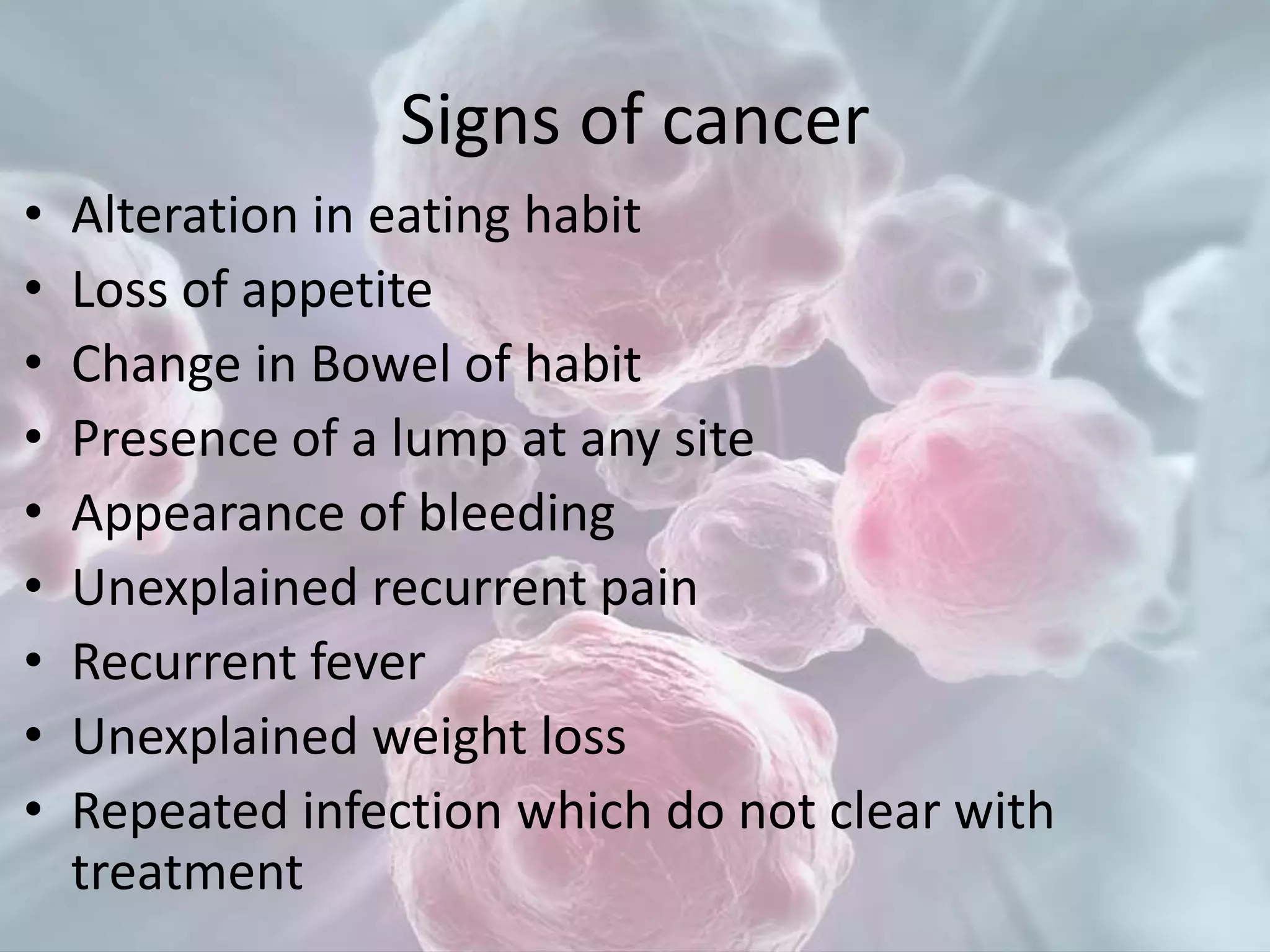 cancer intro and pathogenesis | PPT | Free Download