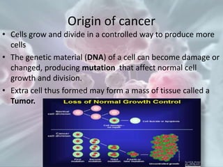 cancer intro and pathogenesis | PPT | Free Download