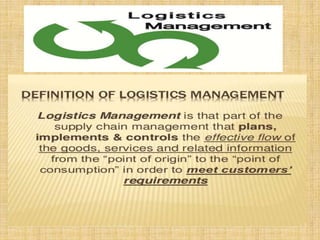 logistics | PPT