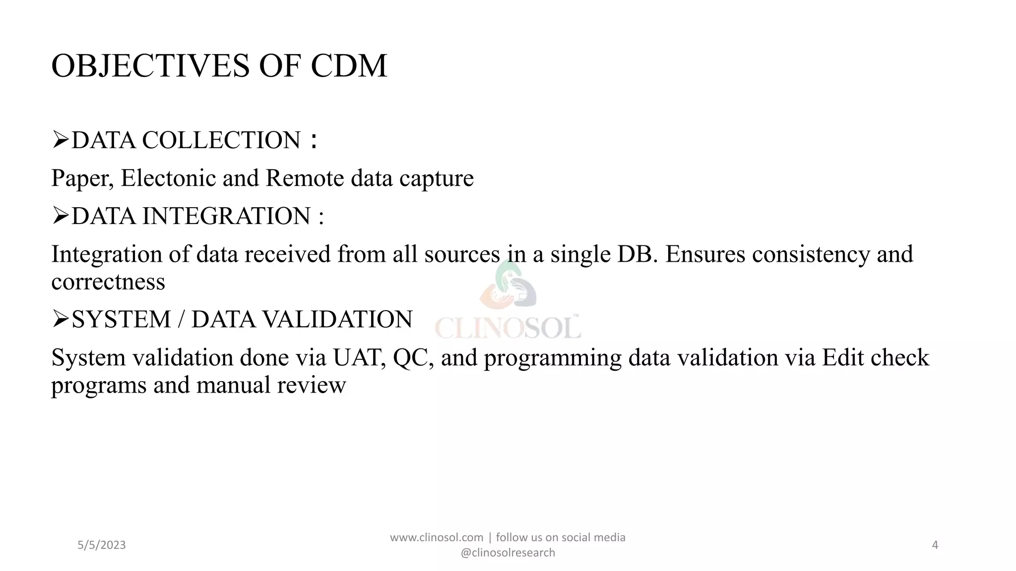 CLINICAL DATA MANAGEMENT- AN OVERVIEW | PPTX