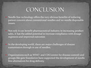 Needle Less Injection Technology by S Shivani Shastrulagari. | PPTX ...