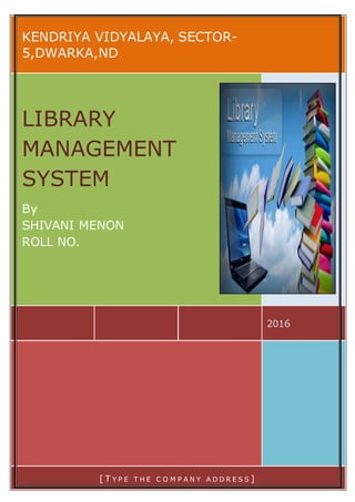 c++ library management | PDF