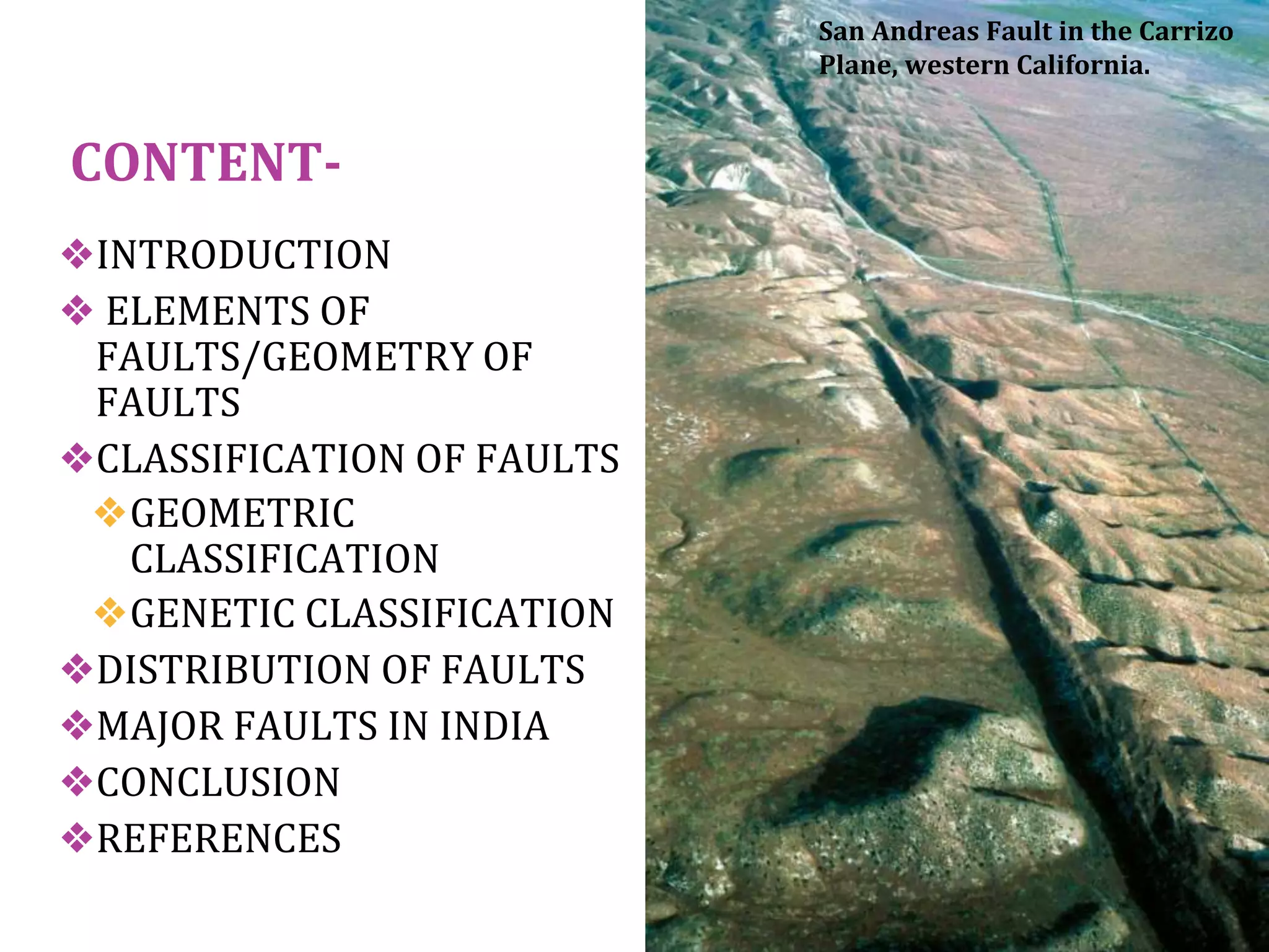 Fault and its classification | PPTX