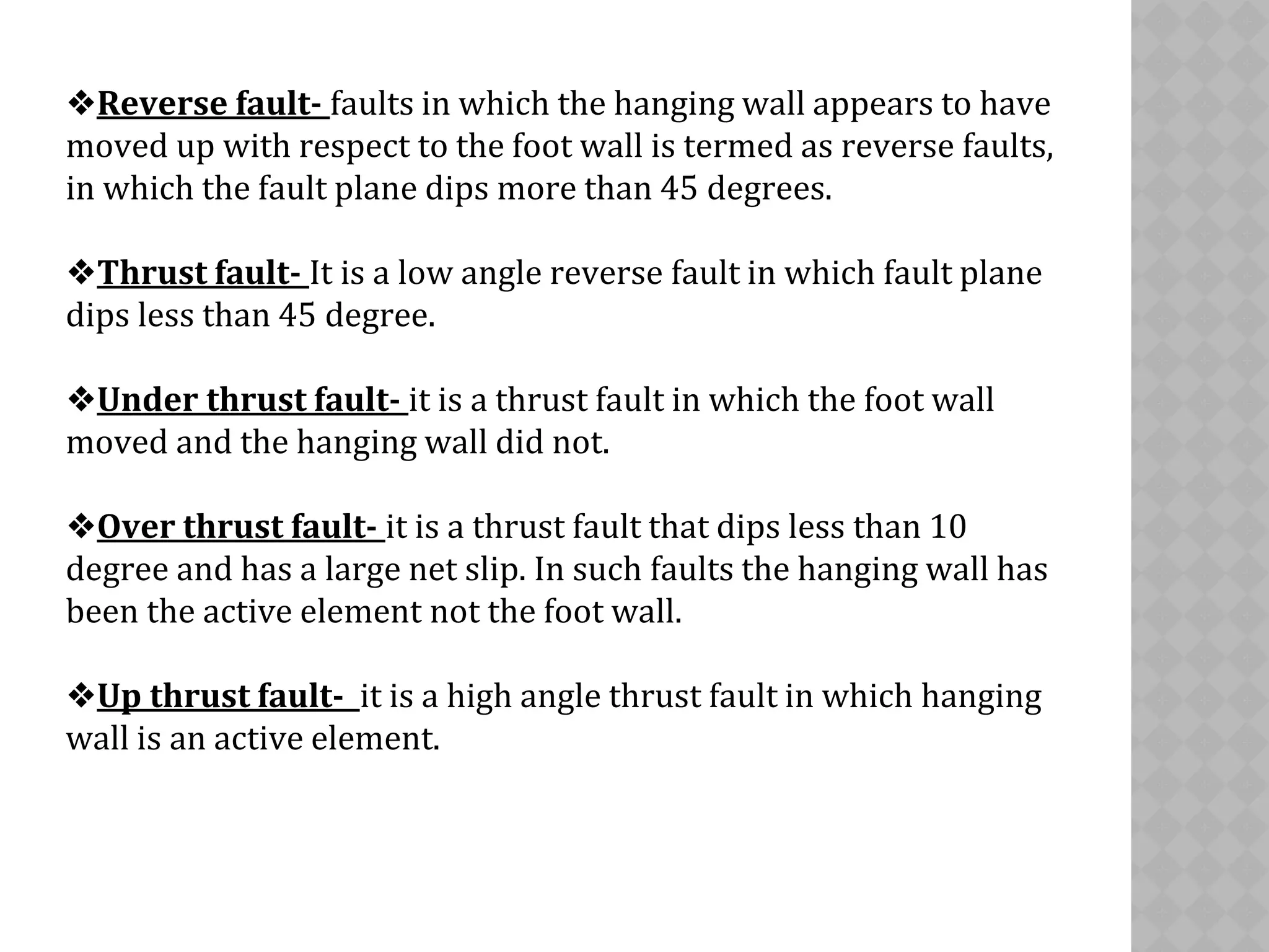 Fault and its classification | PPTX