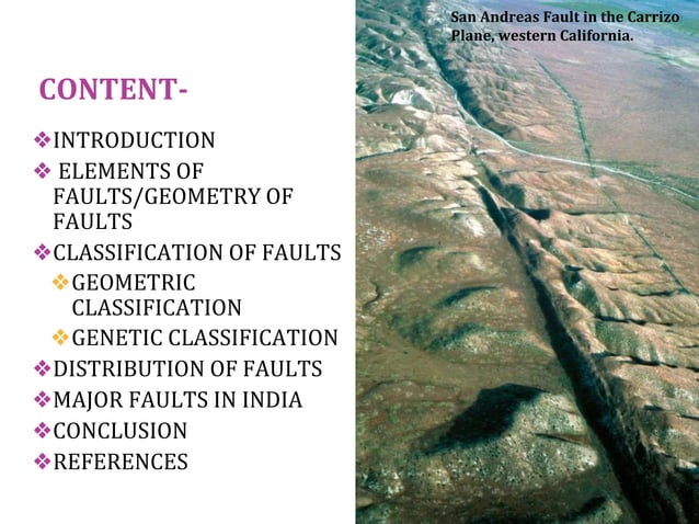 Fault and its classification | PPTX