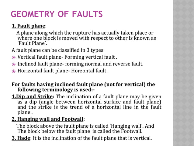 Fault and its classification | PPTX