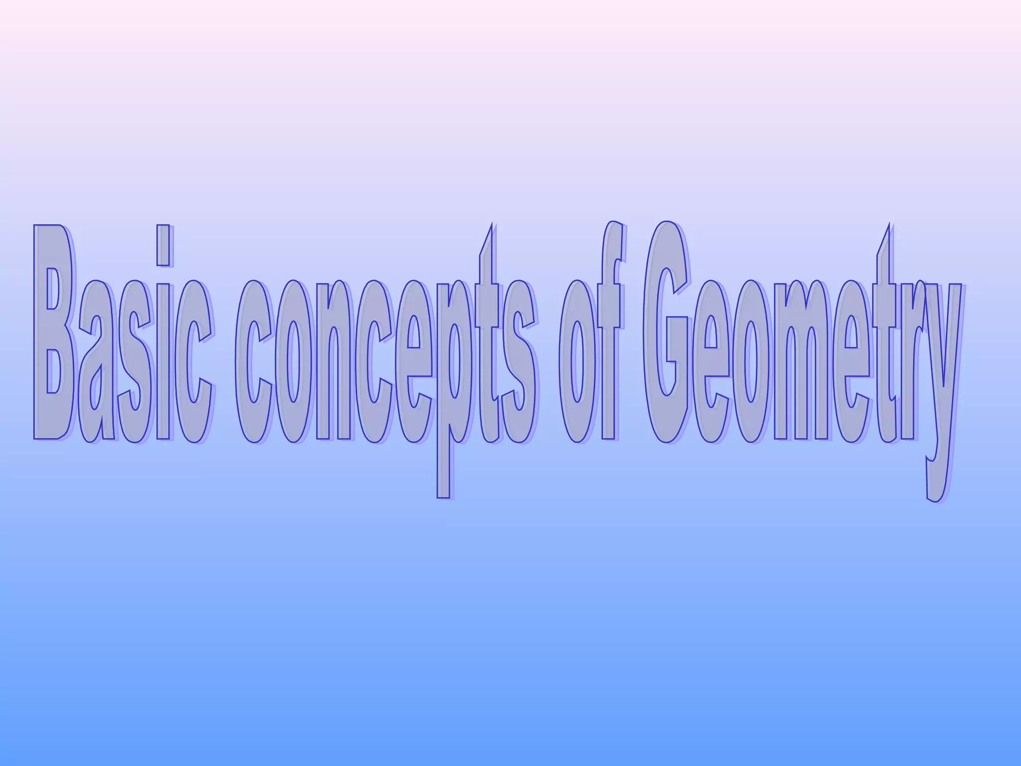 Basic Concepts Of Geometry | PPT