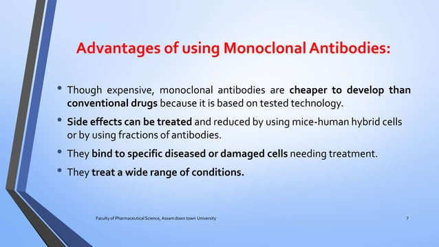 MONOCLONAL ANTIBODIES: Preparation & Application | PPTX