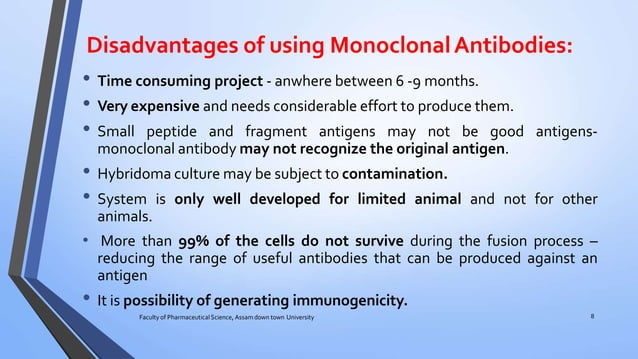 MONOCLONAL ANTIBODIES: Preparation & Application | PPTX