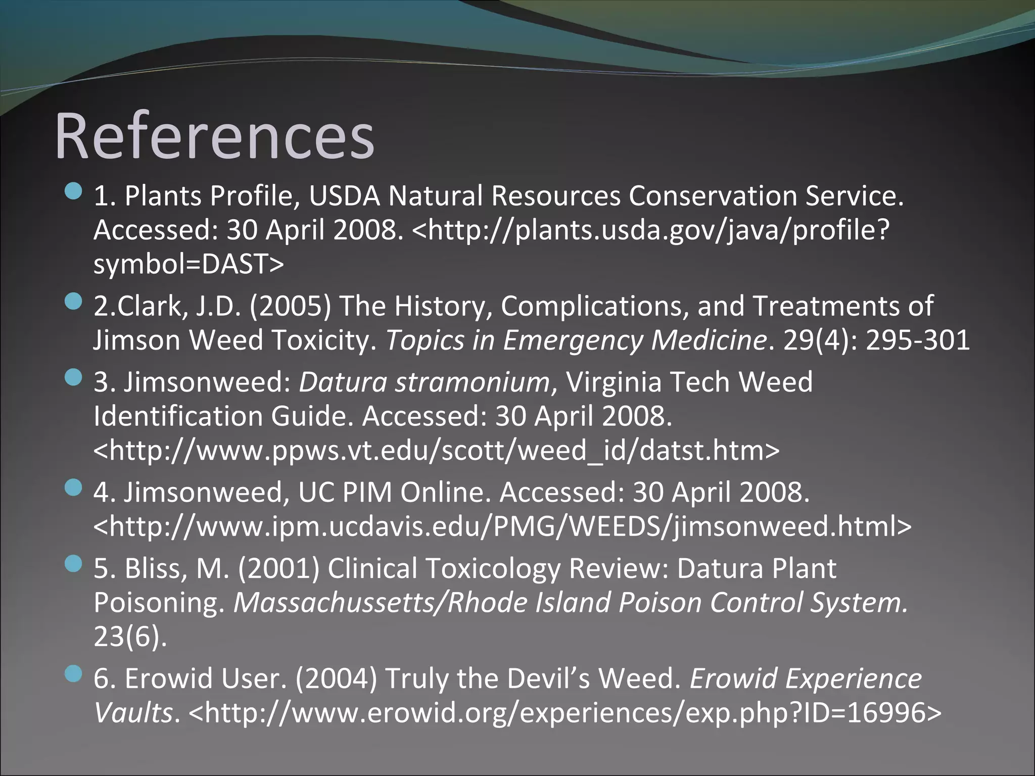 Pharmacognostical study of Datura | PPT