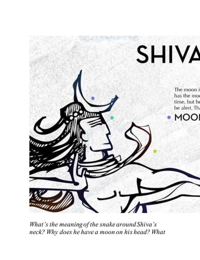 Shiva’s adornments – the symbols ; sadhguru shiva . | PDF
