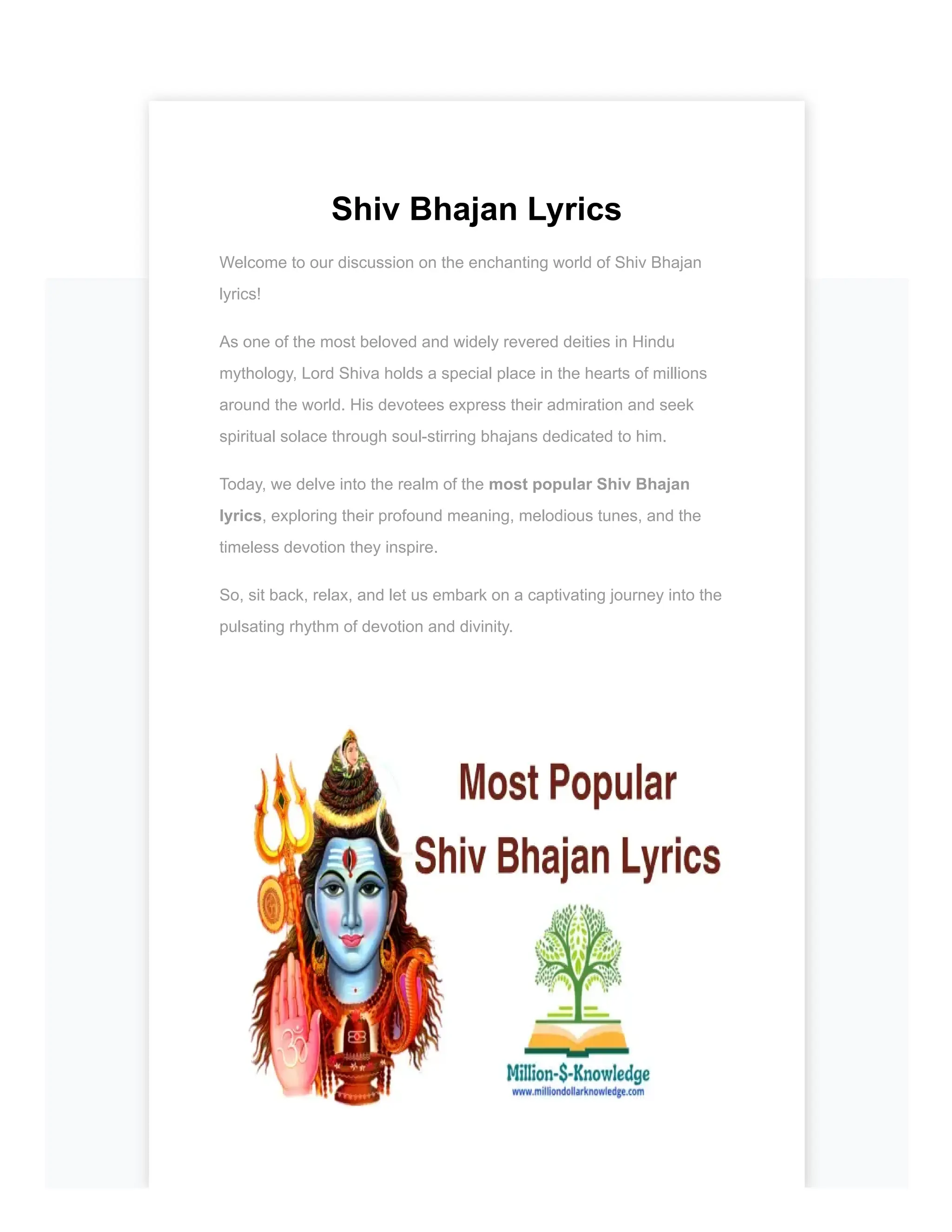 Most Popular Lord Shiv Bhajan Lyrics.pdf
