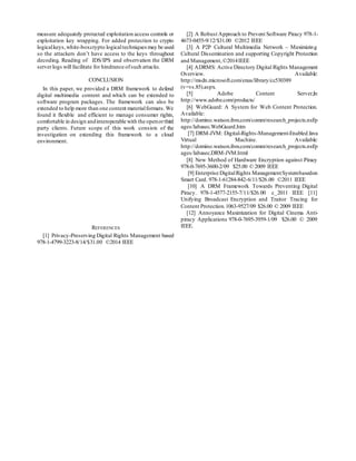 digital rights management for multimedia files | PDF