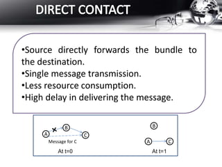 Intro to DTN and routing classification | PPTX