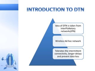 Intro to DTN and routing classification | PPTX