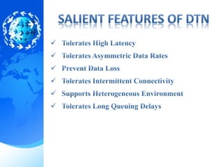 Intro to DTN and routing classification | PPTX