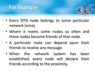 Intro to DTN and routing classification | PPTX