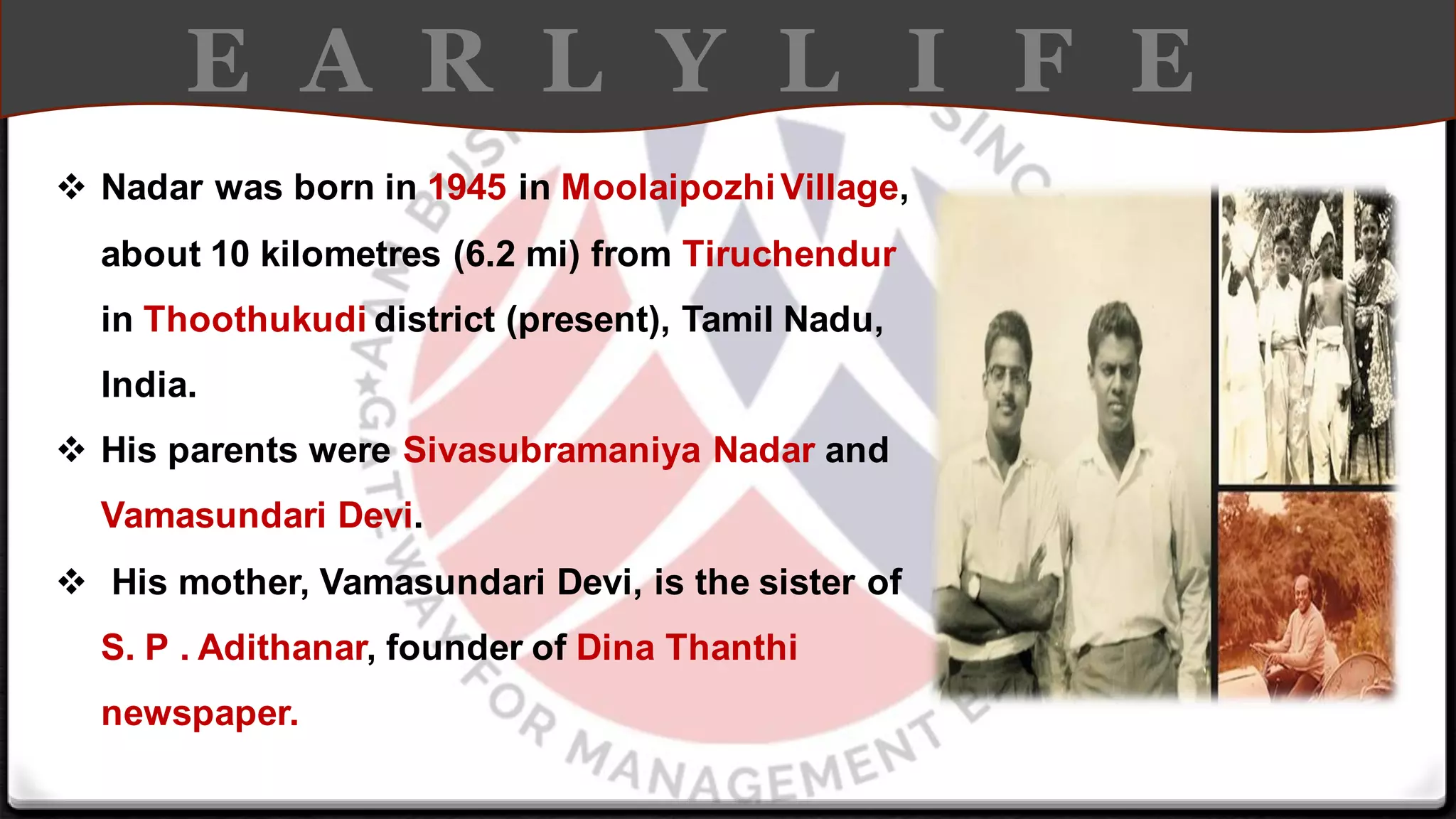 Shiv nadar | PPT | Free Download