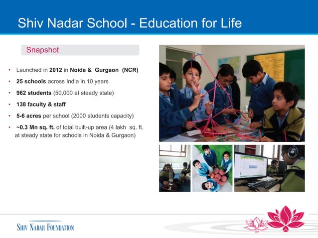 Shiv Nadar Foundation | PDF