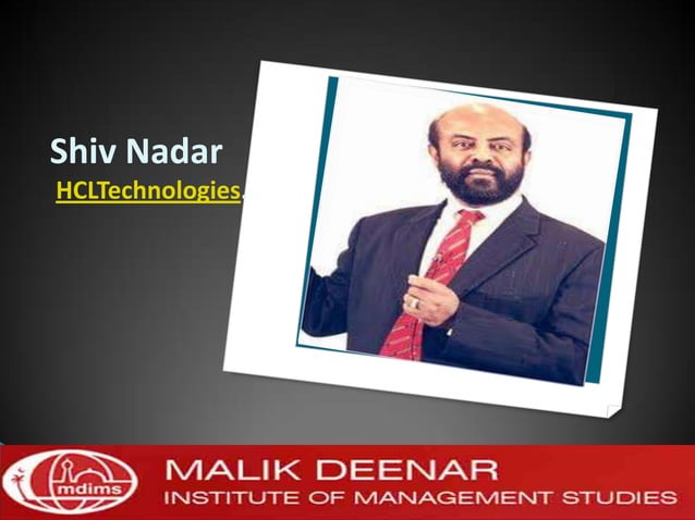 Shiv nadar mdims | PPT