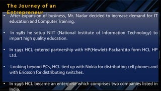 Shiv nadhar by Yashraj Yadav | PPTX