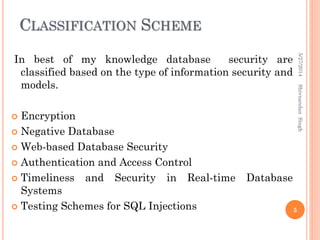 Database security | PPT