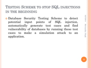 Database security | PPT