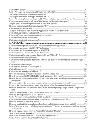 interview questions for .net