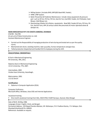 Shiv shankar Resume | DOC