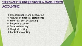 Cost and management accounting | PPTX