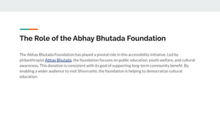 Shivsrushti and the Power of Accessible History | PDF