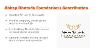 Shivsrushti’s Role in Public Education and Culture | PDF