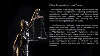 ppt on artificial intelligence with legal practice and education | PPTX