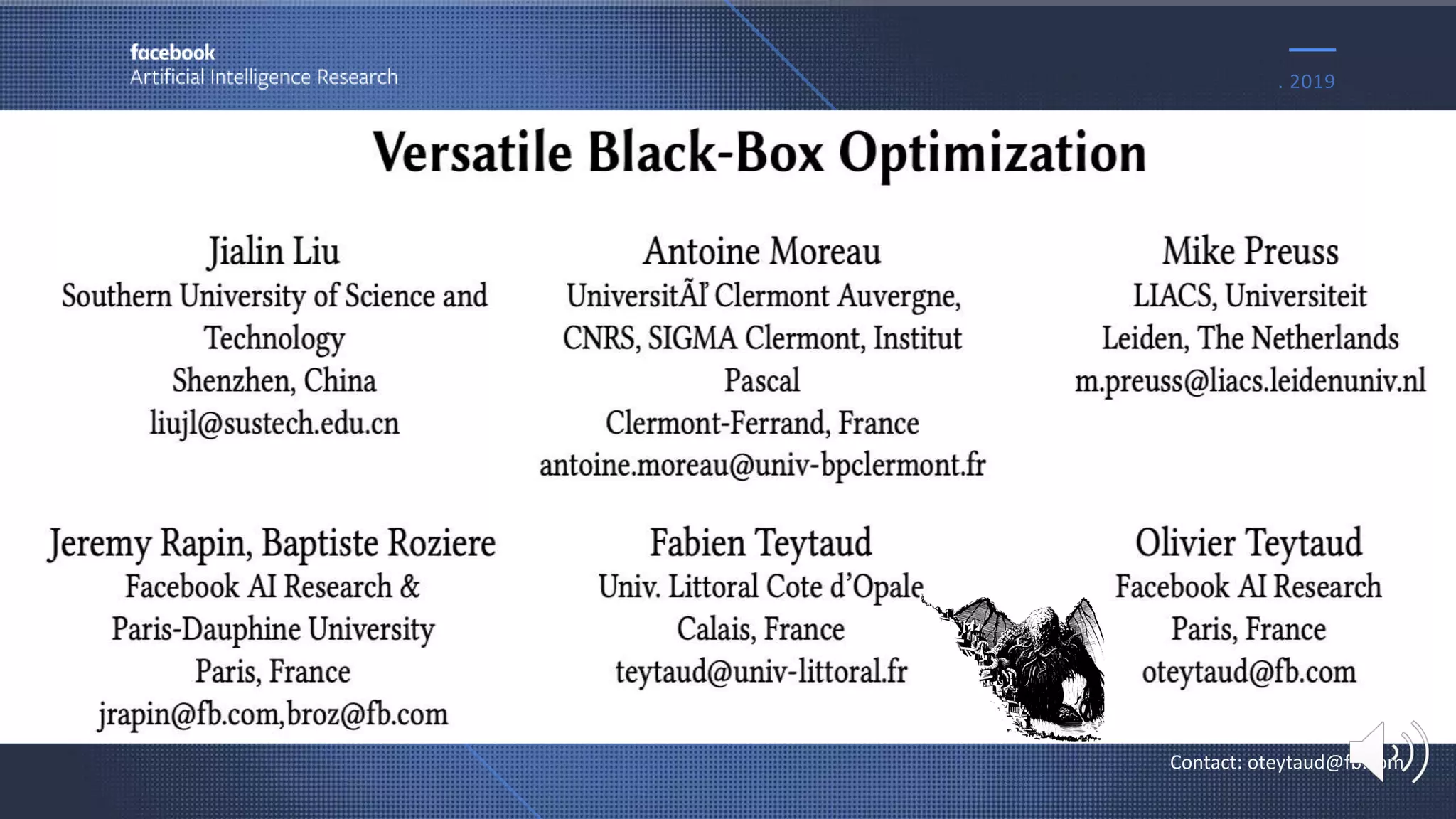 Versatile Black-box Optimization | PPT