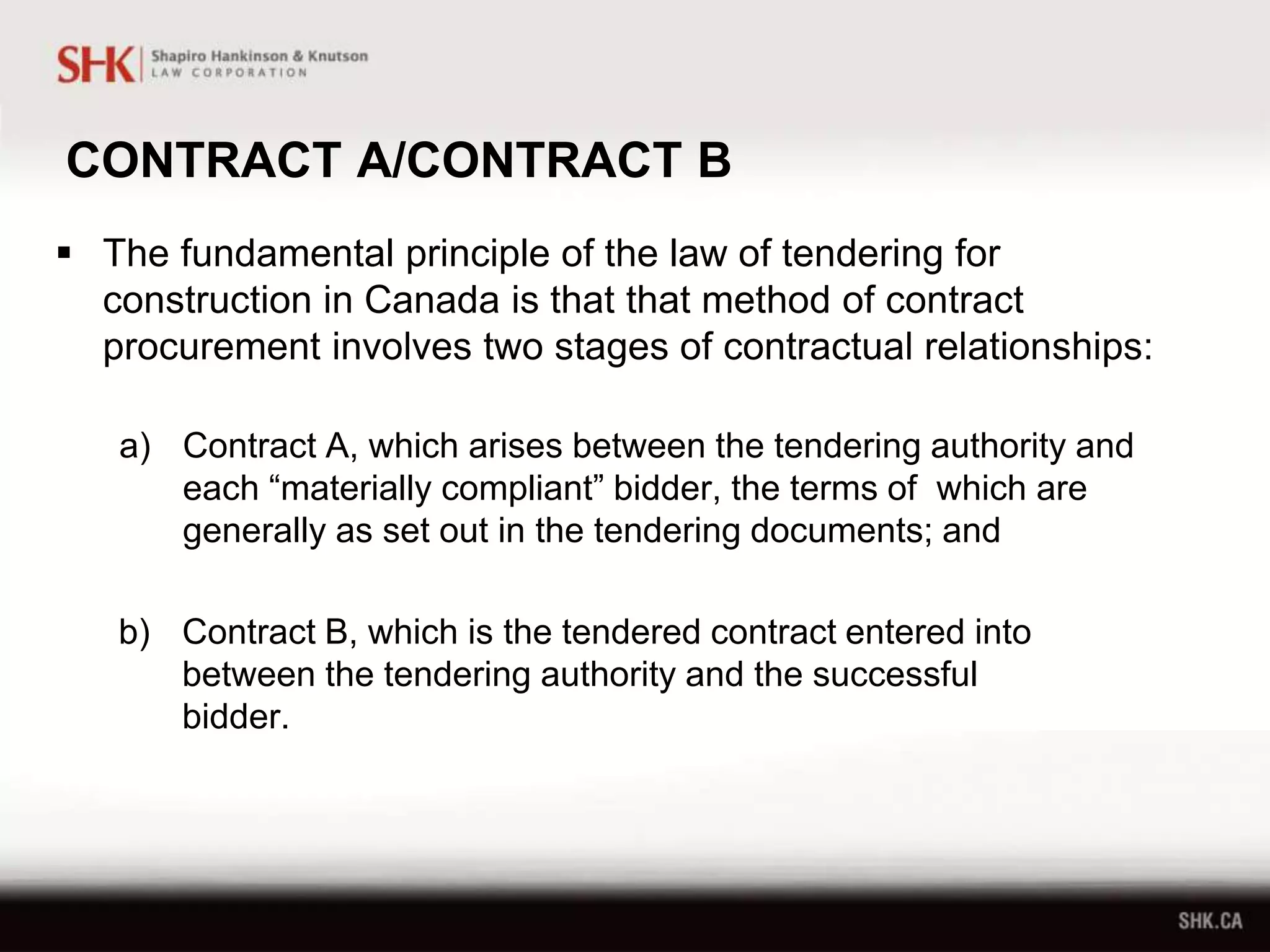 Tendering and Procurement Best Practices | PPT