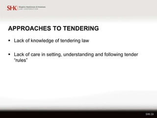 Tendering and Procurement Best Practices | PPT