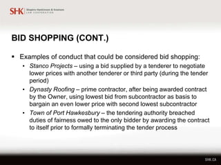 Tendering and Procurement Best Practices | PPT